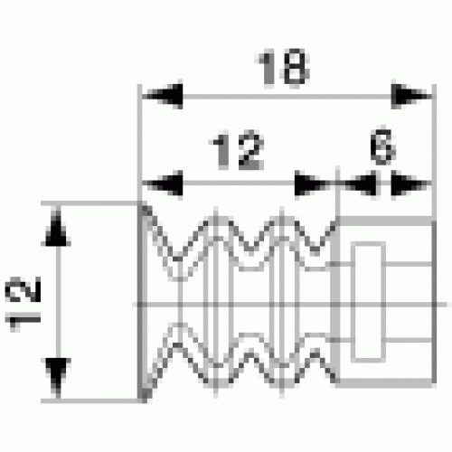 パッド・TRS・Φ8・SS（10個）